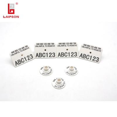 中国 52MMは番号を付けられた長方形の家畜の耳札を刻んだ 販売のため