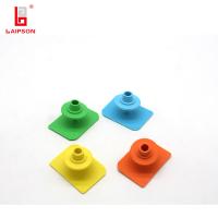 China 52MM Engraved Numbered Rectangular Livestock Ear Tags for sale