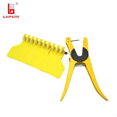 Cina attrezzatura zootecnica dalla pinza del marchio auricolare del maiale della lega di alluminio di 250mm in vendita
