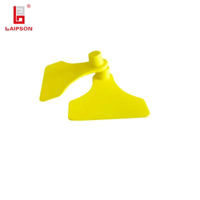 China 59mm ISO9001 Visual Tpu Tamperproof Goat Swine Pig Ear Tags For Livestock for sale