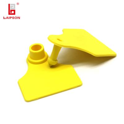 China TPU Laser Numbered 50mm Pig Ear Tags Hog Swine Sheep Tag With Metal Tip for sale