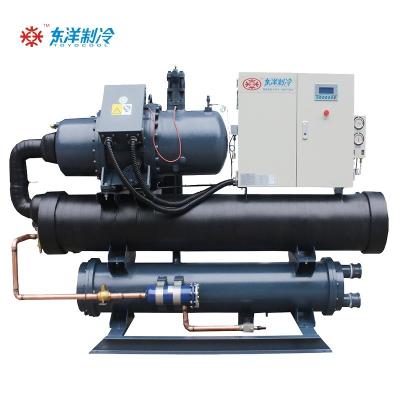 China 60HP Screw Water Cooled Chiller Industrial Water Cooled Chiller Unit Customized for sale