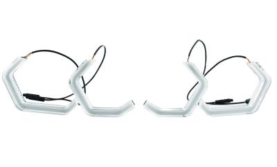 Cina forma di Ring For Headlights DRL Angel Eye White U di alone di 79mm LED in vendita