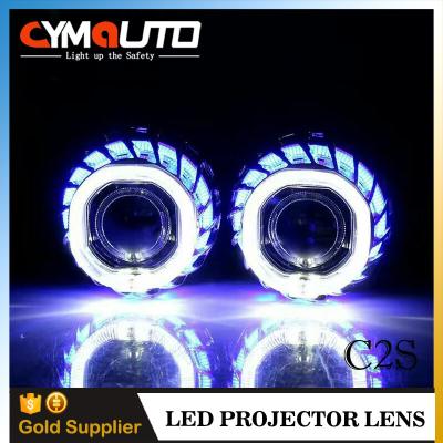 Cina Automobile che migliora gli schermi del faro intorno a DRL Angel Eye With Shrouds Masks in vendita