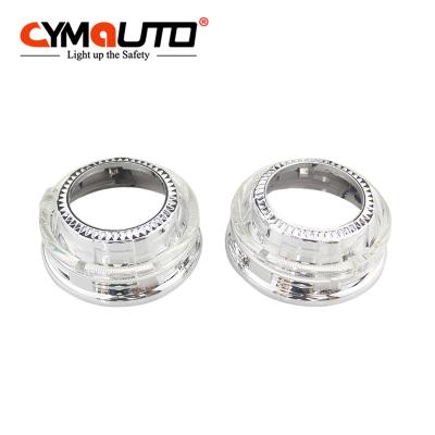 Cina Il faro a 3 pollici a 2,5 pollici protegge C10 la luce Angel Eyes Projector Cover del nero LED in vendita