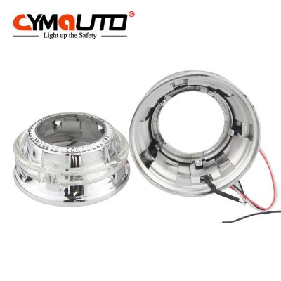 Cina Il faro a 3 pollici a 2,5 pollici protegge C10 la luce Angel Eyes Projector Cover del nero LED in vendita