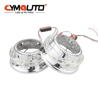 Cina Il faro a 3 pollici a 2,5 pollici protegge C10 la luce Angel Eyes Projector Cover del nero LED in vendita
