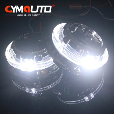 Cina Il faro a 3 pollici a 2,5 pollici protegge C10 la luce Angel Eyes Projector Cover del nero LED in vendita
