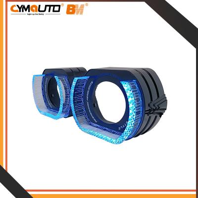 Cina Vendita calda CYMAUTO cristallo 7D-4 guida luminosa copertura integrata WRGB modalità 2,5 pollici occhio d'angelo in vendita