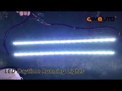 Auto LED Daytime Running Lights Turn Signal White Yellow Dustproof