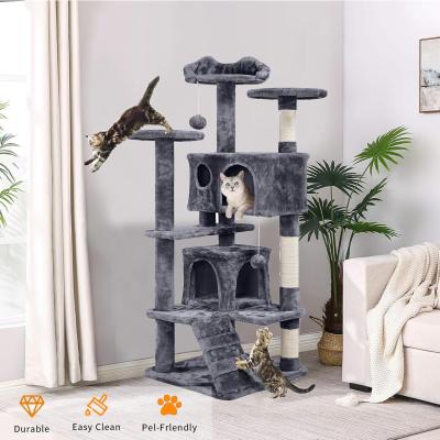Sustainable Cat Tree Tower Condo Furniture Scratch Post for Kittens and Small Animals