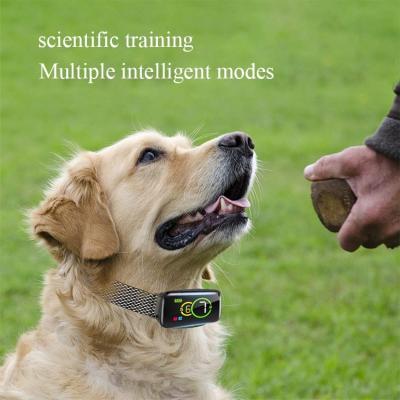 China 4 Working Modes Dog Bark Collar with Customized Logo Acceptable Rechargeable Battery for sale