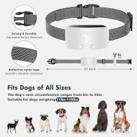 China Automatic Rechargeable Dog Training Bark Control Collar IP67 Waterproof 300mAh for sale