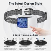 China Automatic Rechargeable Dog Training Bark Control Collar IP67 Waterproof 300mAh for sale
