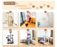China Natural Sisal Cat Tree Scratching Post Multi-Level Platform Tower for Large Cats 150cm for sale