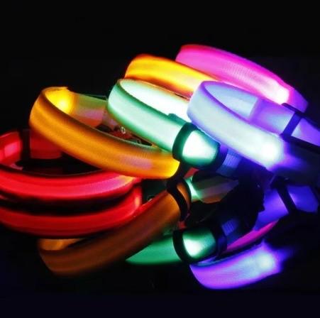 Quality OEM/ODM Service Provided Custom Waterproof LED Pet Collar for Reflective Luminous Dog for sale