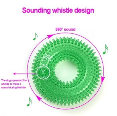 China Non Toxic Environmental Friendly Squeaky Pet Dog Interactive Chew Toy for Cleaning Tooth for sale