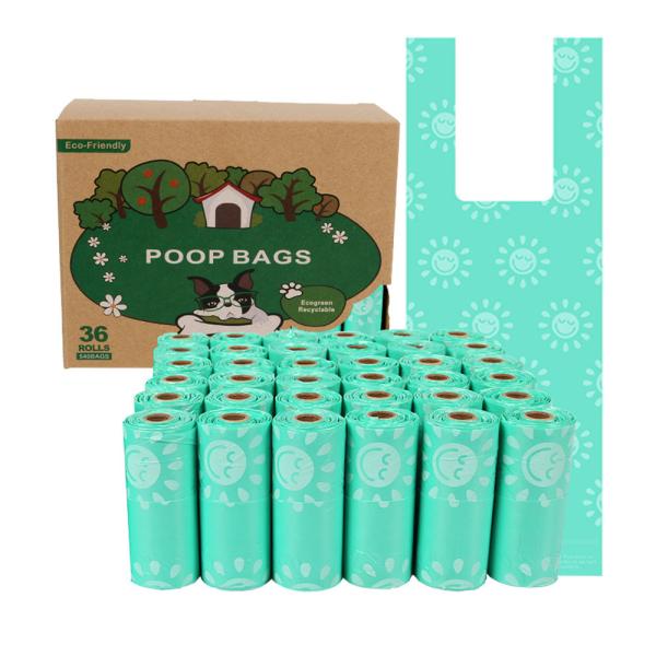 Quality Sustainable and Clean Solution for Collecting Dog Poop Biodegradable Pet Poop Bags for sale