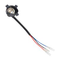 China Motorcycle Headlight Bulb Holder Socket 180mm with Protector for CG-125 for sale