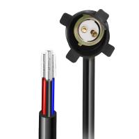 China Motorcycle Headlight Bulb Holder Socket 180mm with Protector for CG-125 for sale