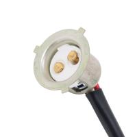 China Customized 180mm Motorcycle Head Light Socket Bulb Holder with Lighting Function for sale