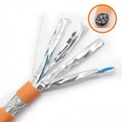 China Rete Lan Cable dell'HDPE Cat7 del PE del PVC LSZH LSOH 0.56mm 0.64mm for sale