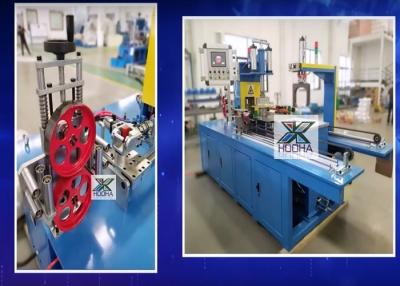 China 1860 PLC Automatische Rollende en Verpakkende Machine bij 525mm Flexibele Kabel voor Verpakking Te koop