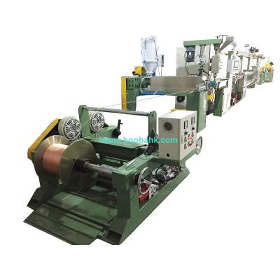 Cina 50MM Cat5 Cat6 Lan Cable Making Machine Wire ed espulsione del cavo della rete dell'isolamento del materiale dell'HDPE del macchinario del cavo in vendita