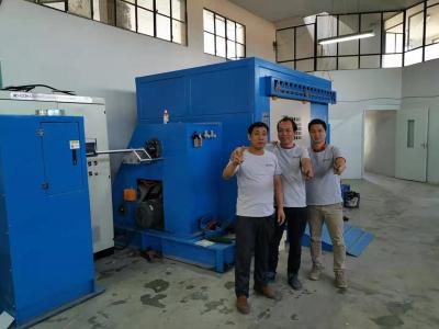 中国 片持梁380v 50hzの針金のこより機械は中心の針金のこよりのためのねじれ機械を選抜します 販売のため
