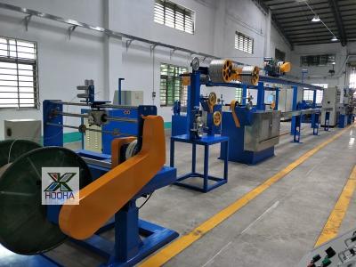 China Máquina da extrusora do cabo distribuidor de corrente do PLC 90 com capacidade 250kg/hr 380V 50Hz à venda