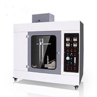 China Plastic Horizontal  Cable Testing Machine High Precious Vertical Flammability Tester for sale