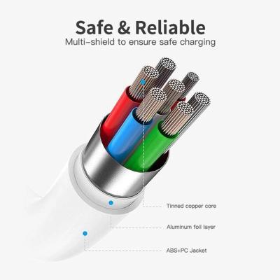Cina 0.8M PD18W 60W USB C - cavo di USB C per il carico rapido del telefono in vendita