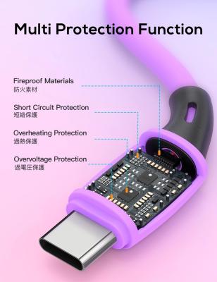 Cina Telefono di carico veloce del cavo 1M For Android Mobile di tipo C del rivestimento del TPE del PVC in vendita