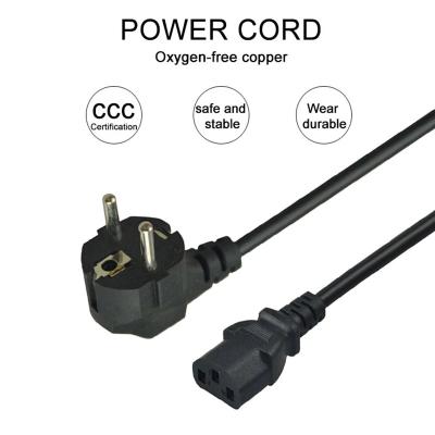 Cina Cavo elettrico periferico del rivestimento di PVC della spina di UE OD6.8mm per il computer in vendita