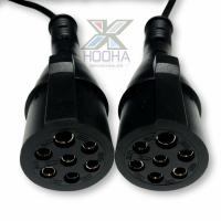 China 7Pin Connector Spring Trailer Cable Wire Harness , 5V Electrical Cable Harness for sale