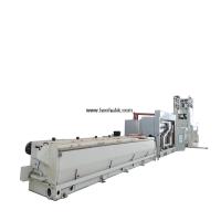 China Inline Submotor Large Cable Drawing Machine Double Reel Takeup With Drop Coiler for sale