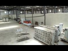 extrusion machine with automatic coiling and packing machine