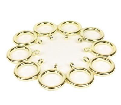 China Golden 19mm Curtain Rod Hooks for sale