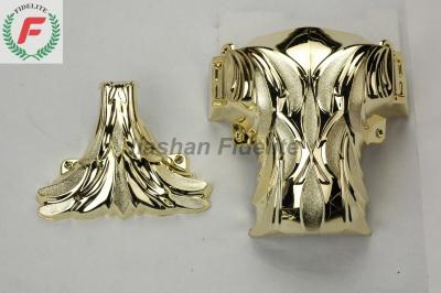 Cina Colore materiale dell'oro della foglia dell'angolo del cofanetto dell'ABS o dei pp, mobilia del cofanetto in vendita