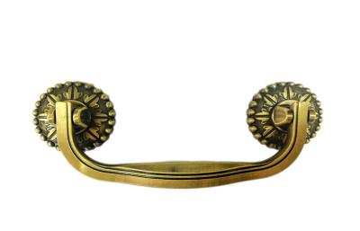 Cina Maniglia del cofanetto del metallo di sepoltura, accessori funerei ed hardware di colore d'ottone antico in vendita