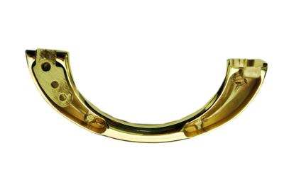 China O caixão simples do metal do ouro segura o estilo de Itália liga de zinco para o caixão à venda