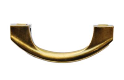 China O caixão preto do metal de Zamak do chapeamento de níquel segura alto do ouro lustrado 17,5 x 6.5CM à venda