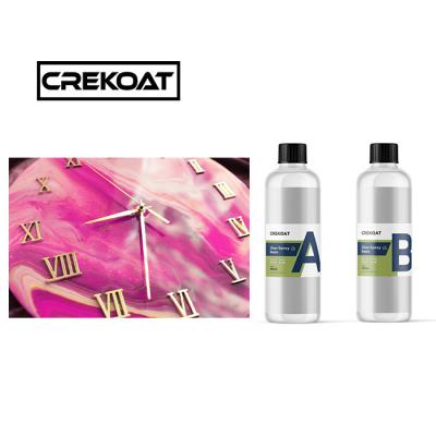 China Brilliant Fast Curing Clear Resin UV Resistant Roller Low Viscosity Epoxy Resin for sale