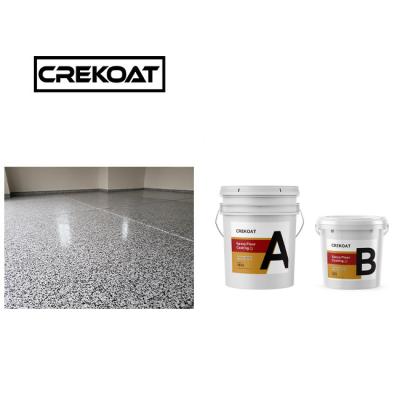 China Roller Polyaspartic Floor Coating Wear Resistance 100% Solids Epoxy Coating 3mm for sale