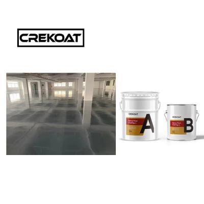 China Glossy Quick Drying Polyurethane Floor Paint 1mm Hardness Water Based for sale