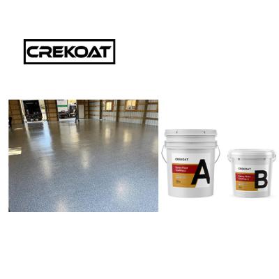 Cina Durezza Rivestimento esterno per pavimenti epossidici Adesione Polyaspartico Rivestimento UV stabile in vendita
