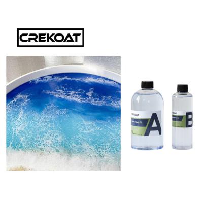 Cina Crystal Clear Art Jewelry River Tables Epoxy Resin Low Viscosity Scratch Resist in vendita