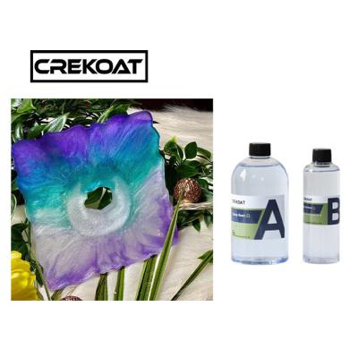 Cina Thick Glossy Topcoat Clear Epoxy Resin Kit Non Toxic UV Resistant in vendita