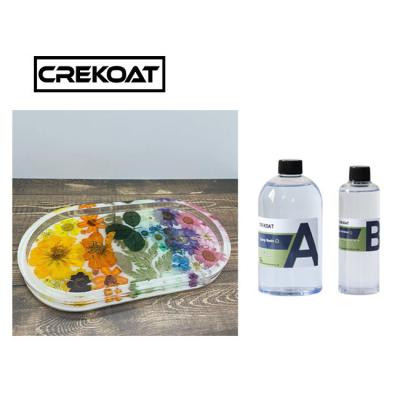 Cina Thick Glossy Topcoat Clear Epoxy Resin Kit Non Toxic UV Resistant in vendita
