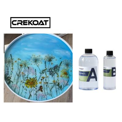 中国 2 Part Food Grade Crystal Clear Casting Epoxy Art Resin Non Flammable 販売のため